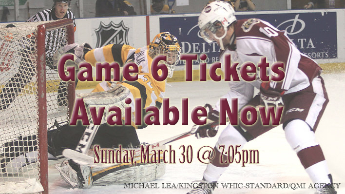 Tickets For Game 6 Available Now - Peterborough Petes
