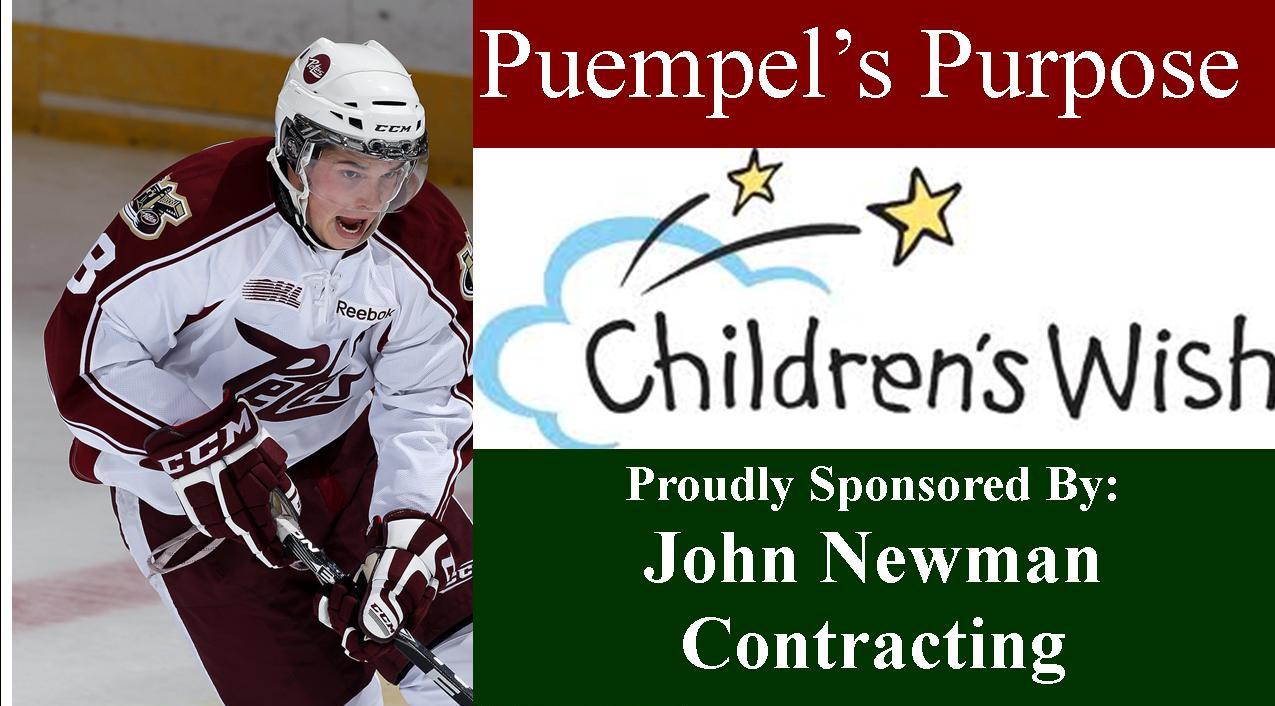 Puempel's Purpose Announced - Peterborough Petes