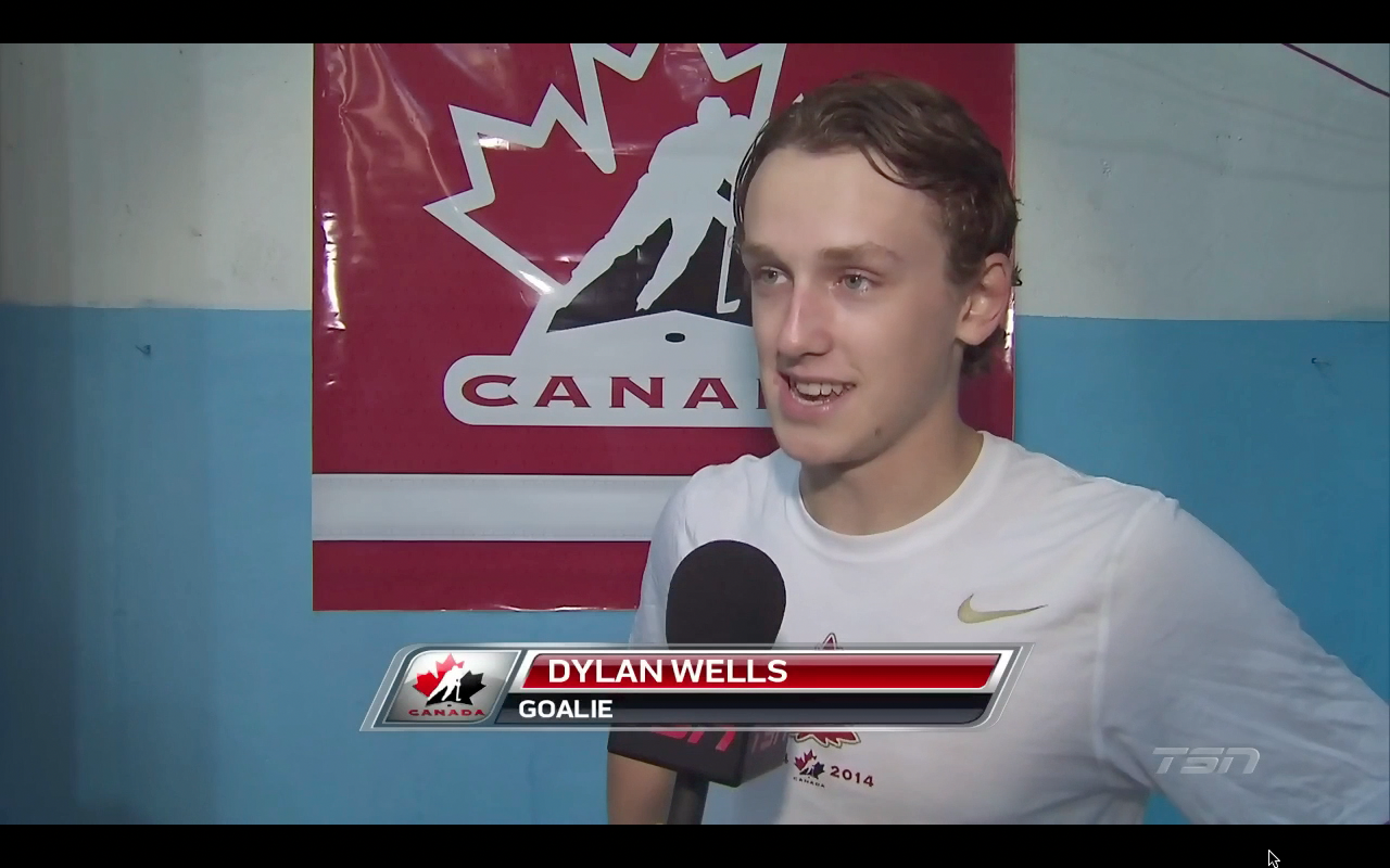 Dylan Wells - Team Canada U18 Win vs. Sweden - Peterborough Petes