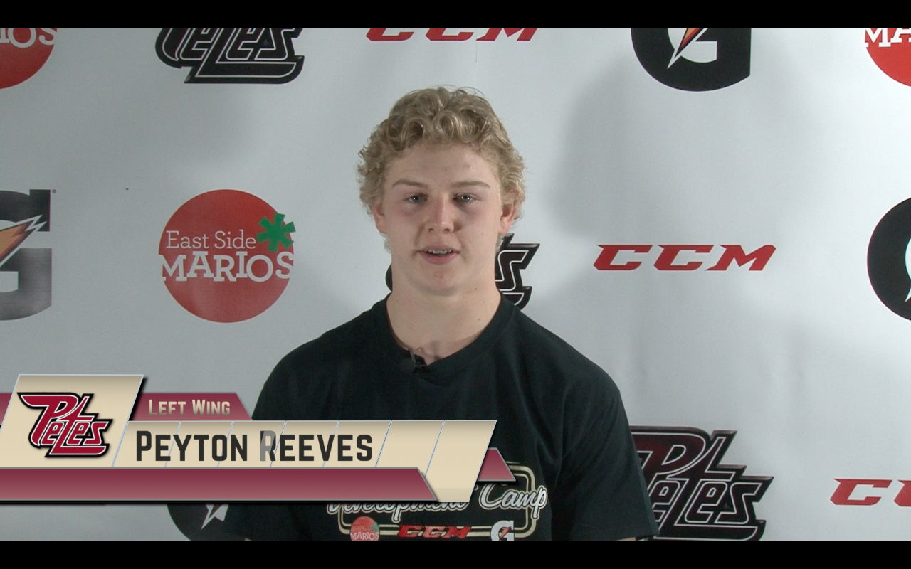 Peyton Reeves - Meet the Petes Prospects - Peterborough Petes