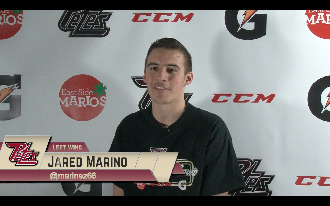 Jared Marino - Meet the Petes Prospects - Peterborough Petes