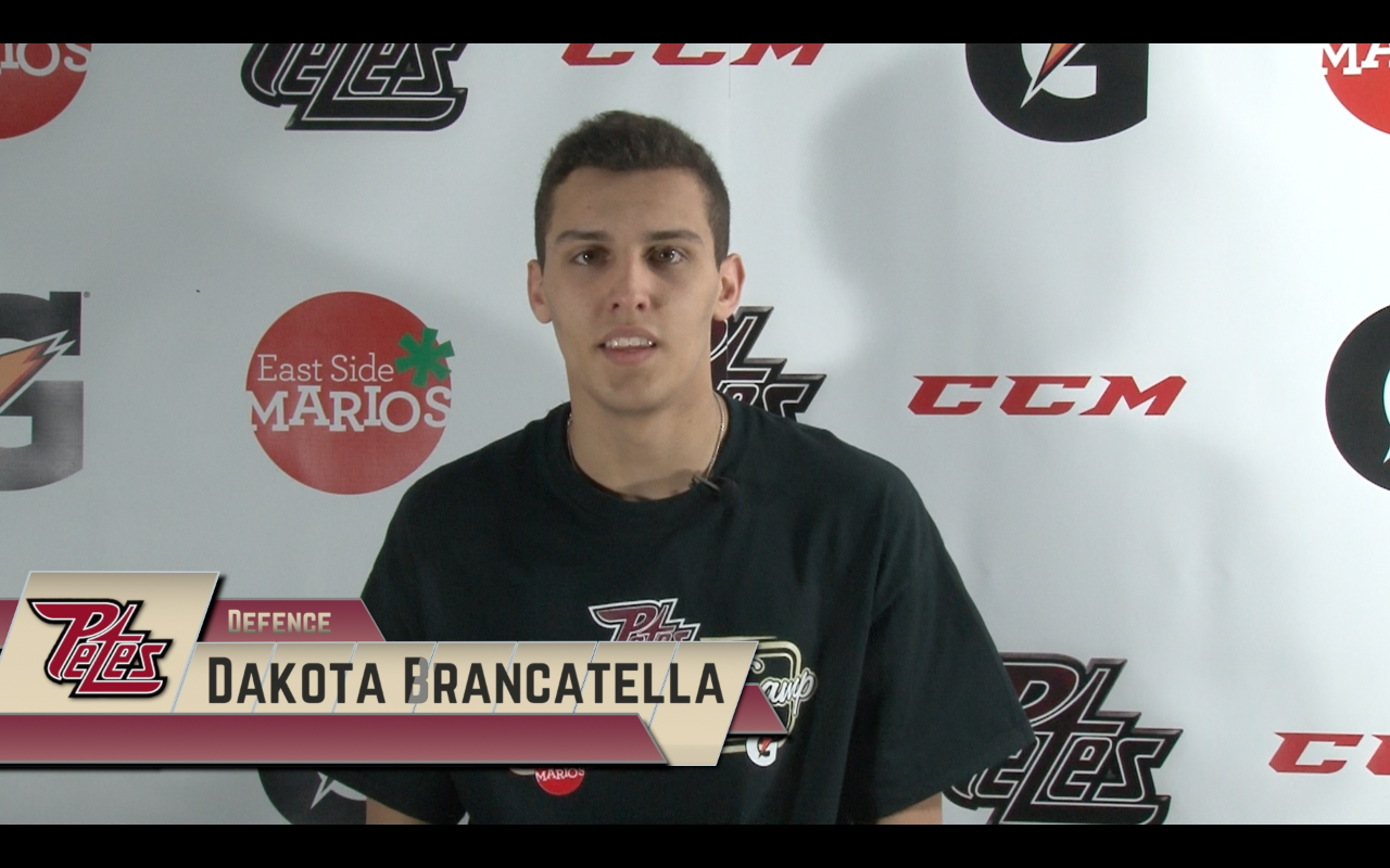 Dakota Brancatella - Meet the Petes Prospects - Peterborough Petes