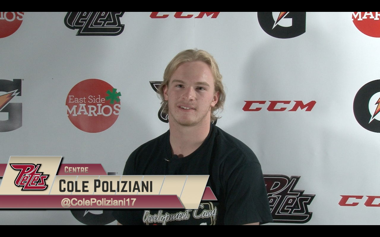 Cole Poliziani - Meet the Petes Prospects - Peterborough Petes
