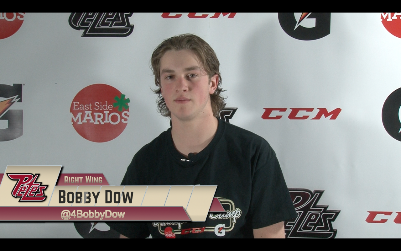 Bobby Dow - Meet the Petes Prospects - Peterborough Petes