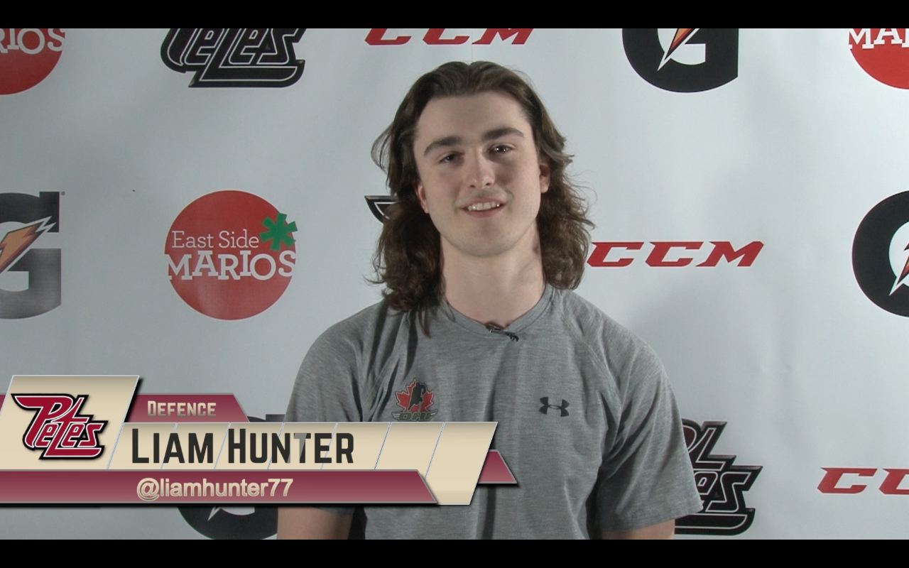 Liam Hunter - Meet the Petes Prospects - Peterborough Petes