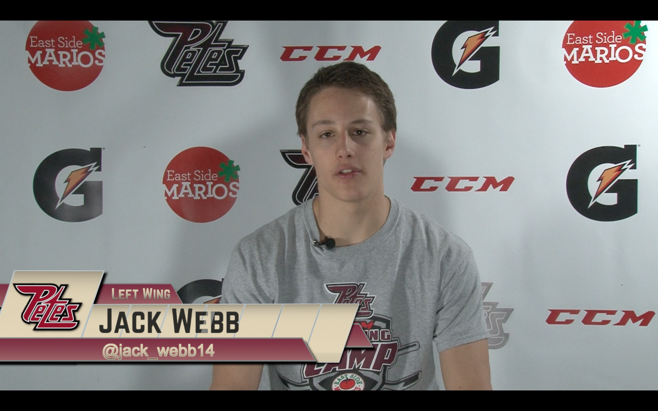 Jack Webb - Meet the Petes Prospects - Peterborough Petes