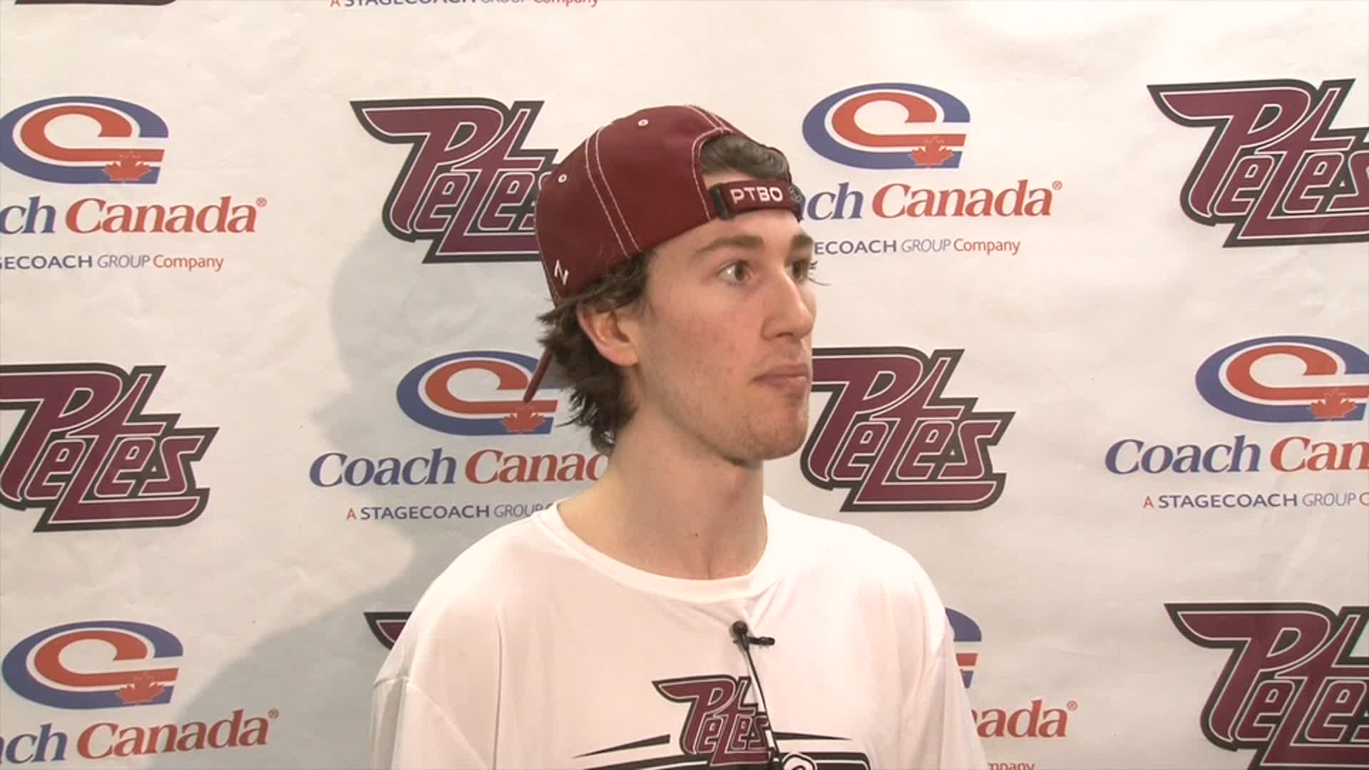 Tyler Rollo - Dec. 1 Post-Game Press Conference - Peterborough Petes