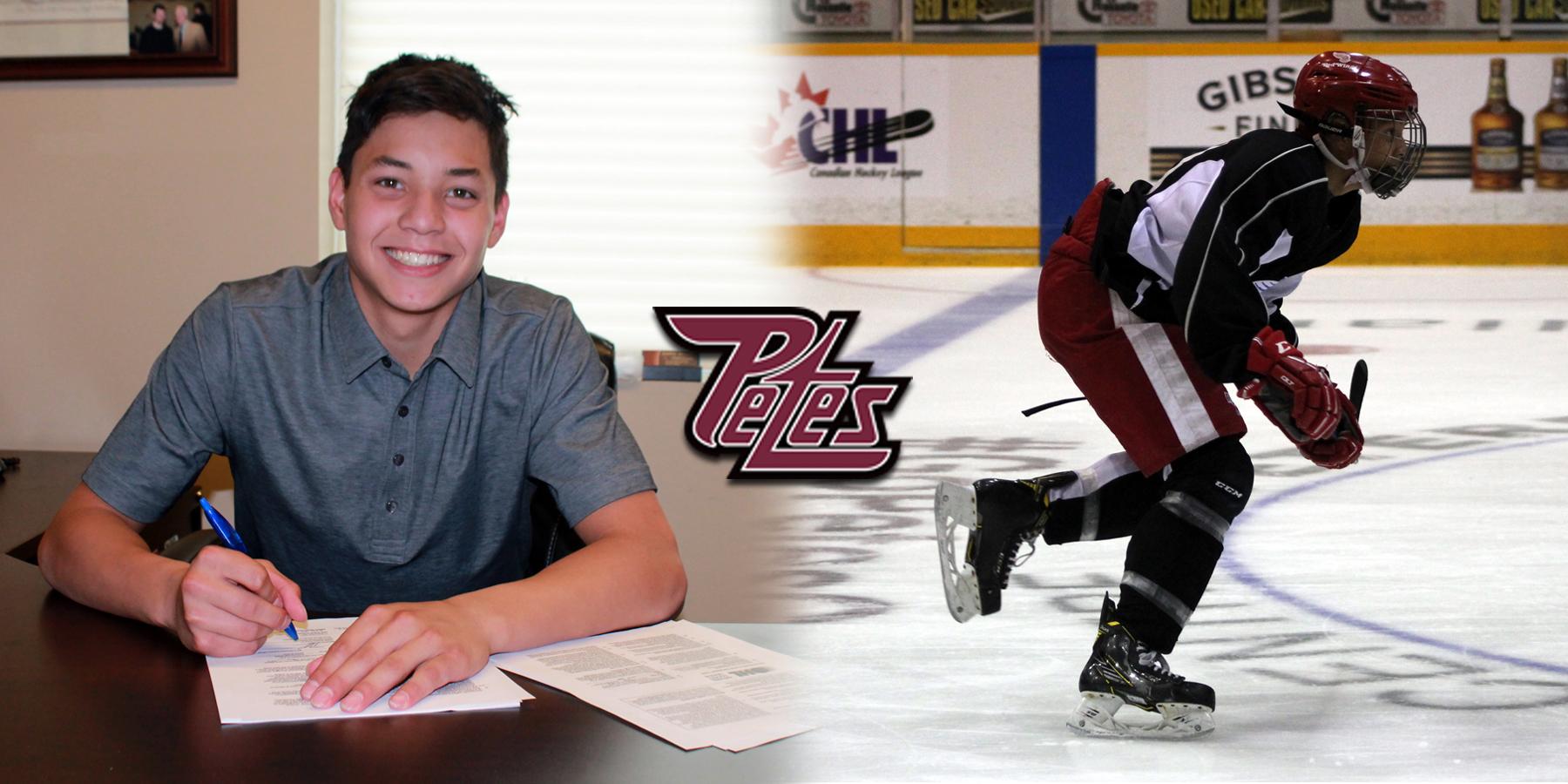 Nick Robertson Signs Standard Player Agreement - Peterborough Petes