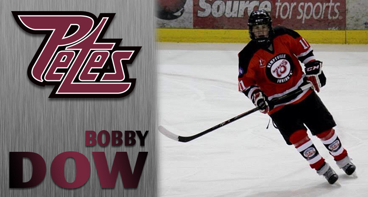 Petes Sign Bobby Dow to Standard Player Agreement - Peterborough Petes