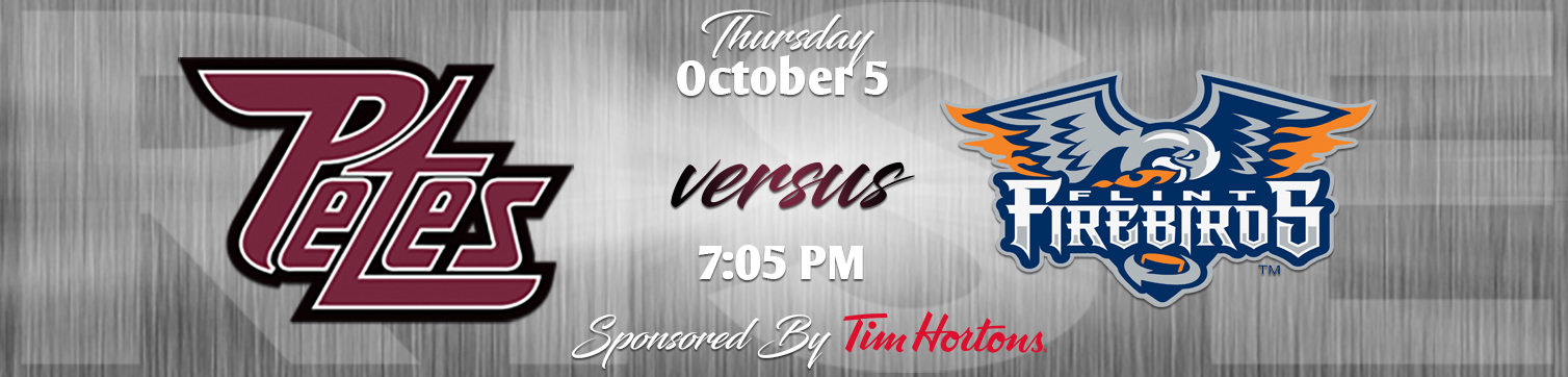 Tim Hortons Giveaways at Thursday’s Petes Service Club Game ...