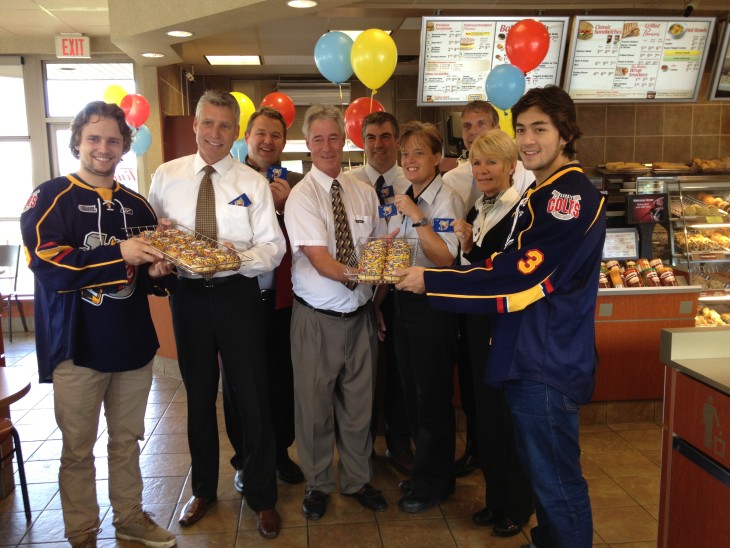 Tim Hortons Unveils New Barrie Colts Donut Barrie Colts