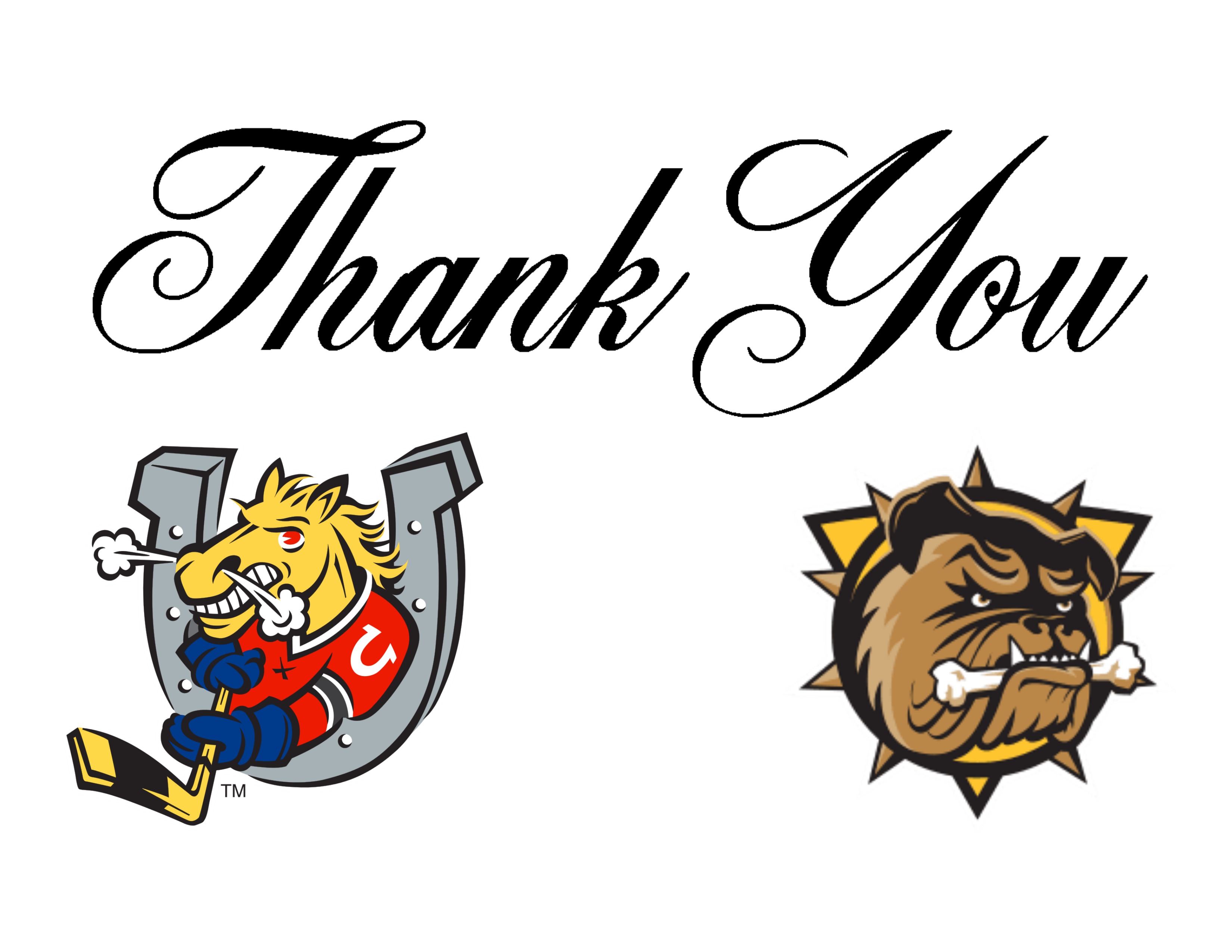 A Special Thank You - Barrie Colts
