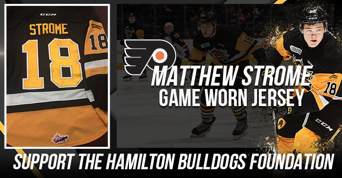 NHL DRAFTED: MATTHEW STROME GAME WORN JERSEY - Brantford Bulldogs