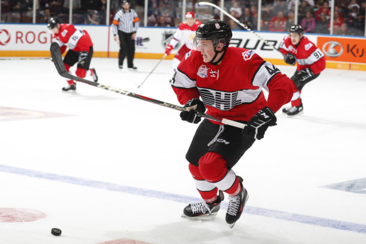 MACKENZIE ENTWISTLE TAKES PART IN GAME 4 OF THE CIBC CANADA RUSSIA ...
