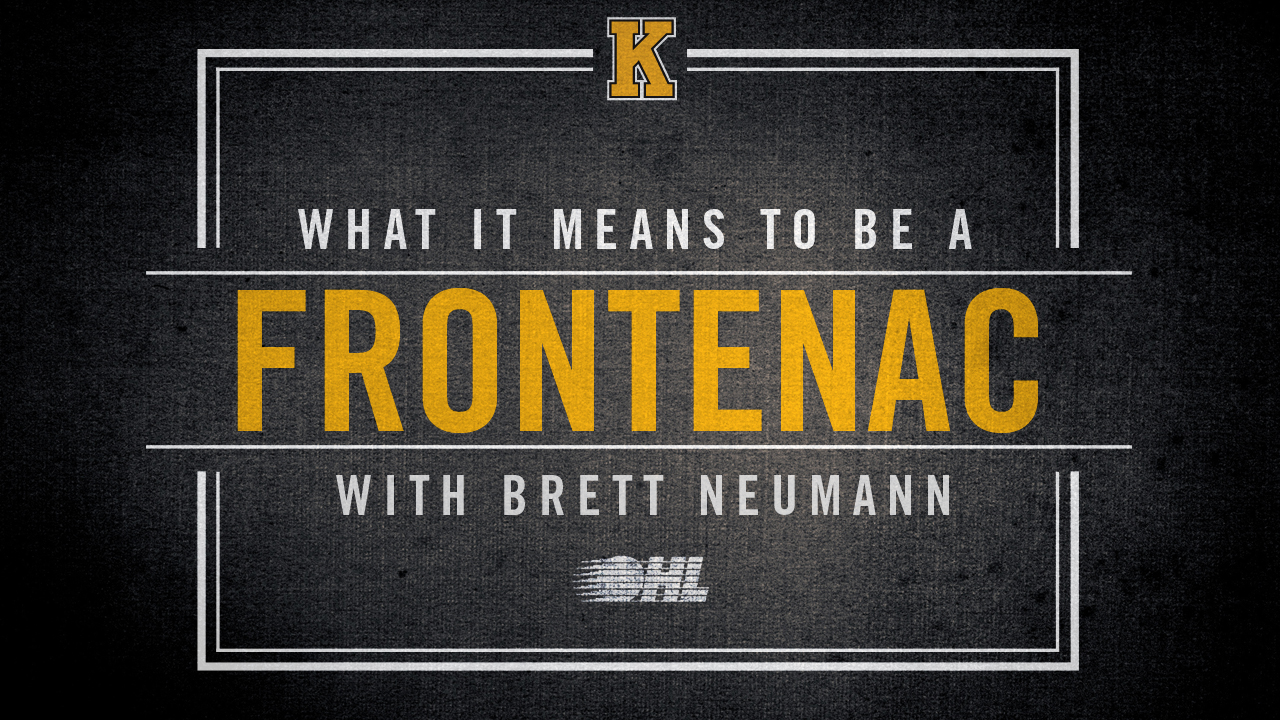 VIDEO // What it means to be a Frontenac with Brett Neumann - Kingston ...