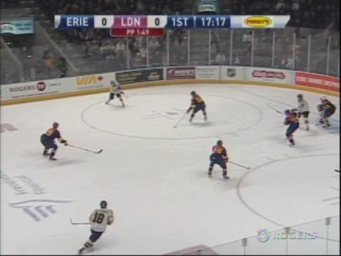 Dane Fox Goal Nov 12 vs Erie - London Knights