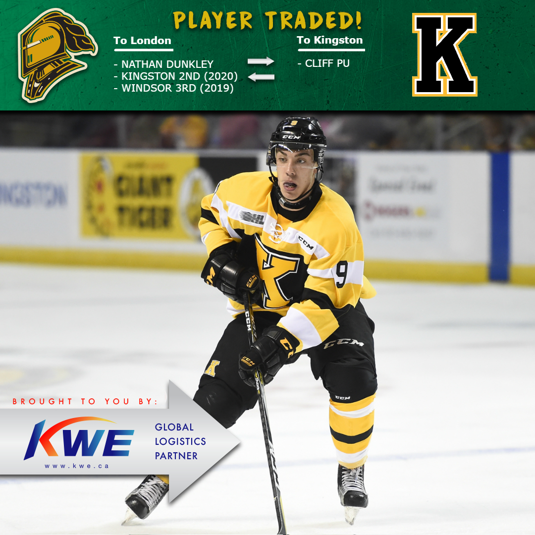 LONDON AND KINGSTON COMPLETE TRADE - London Knights