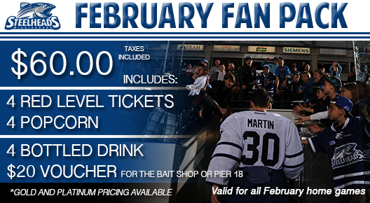 Steelheads announce February Fan Pack! - Mississauga Steelheads