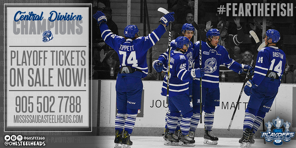 Steelheads Announce Playoff Schedule - Brampton Steelheads