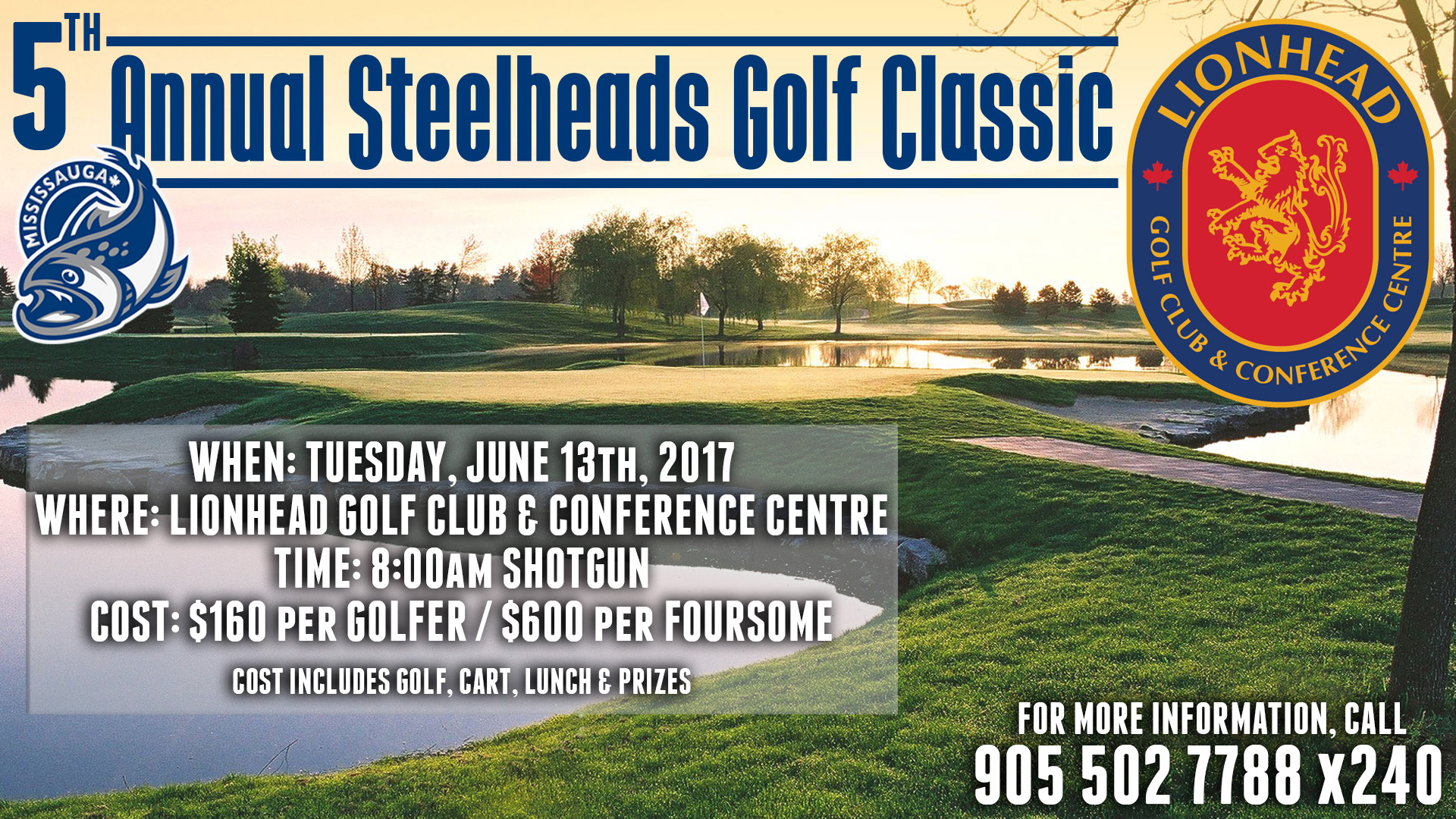 Steelheads Announce 5th Annual Golf Classic - Mississauga Steelheads