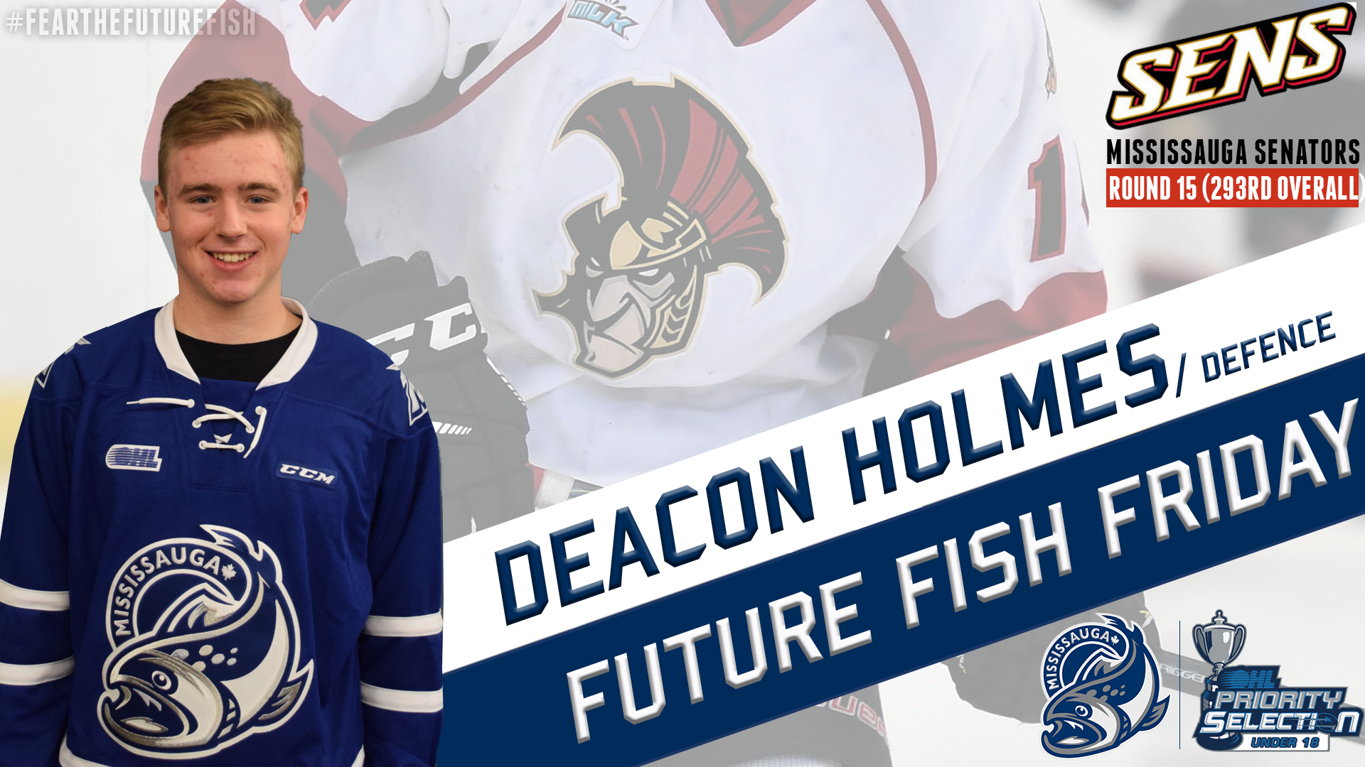 Future Fish Friday: Deacon Holmes - Mississauga Steelheads