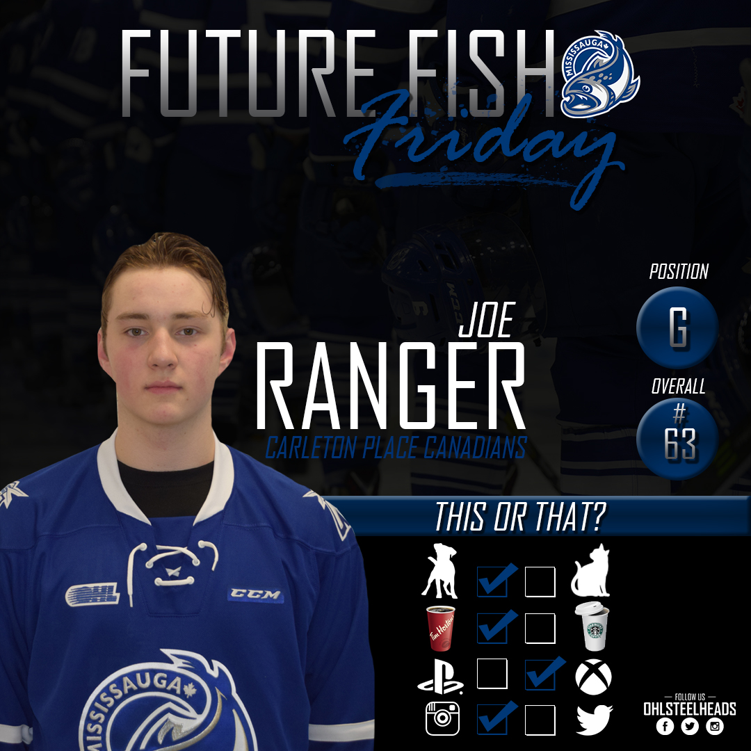 Future Fish Friday: Joe Ranger - Mississauga Steelheads
