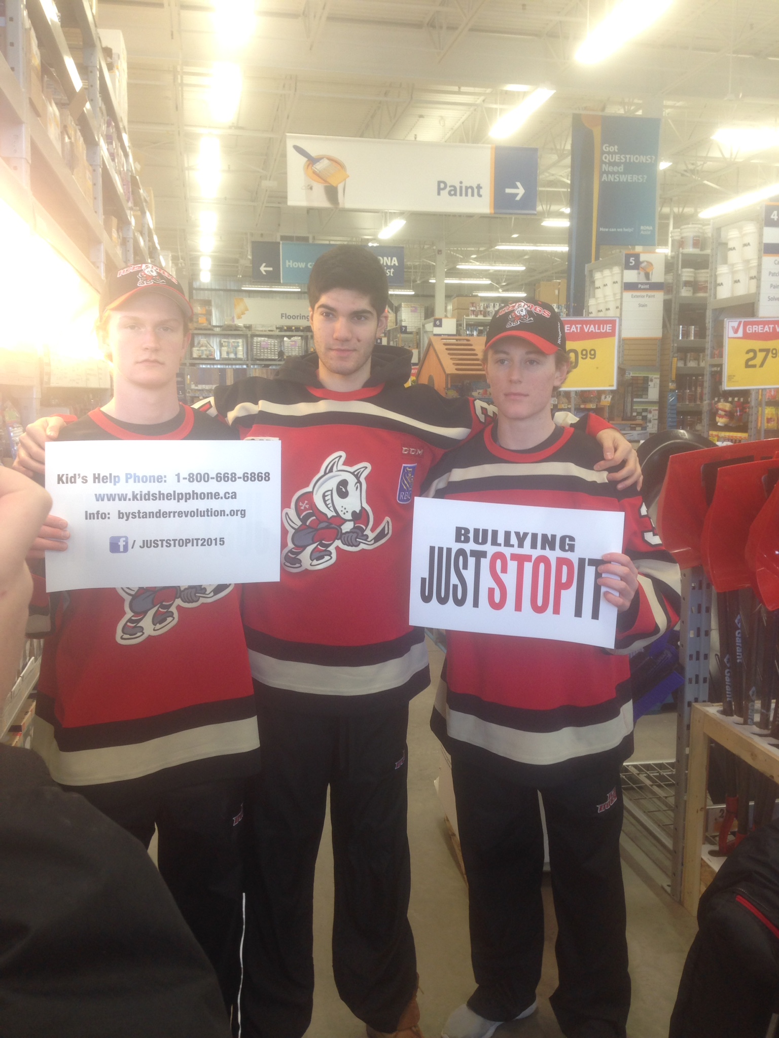 RONA Welland 'Just Stop It' BBQ - Niagara IceDogs