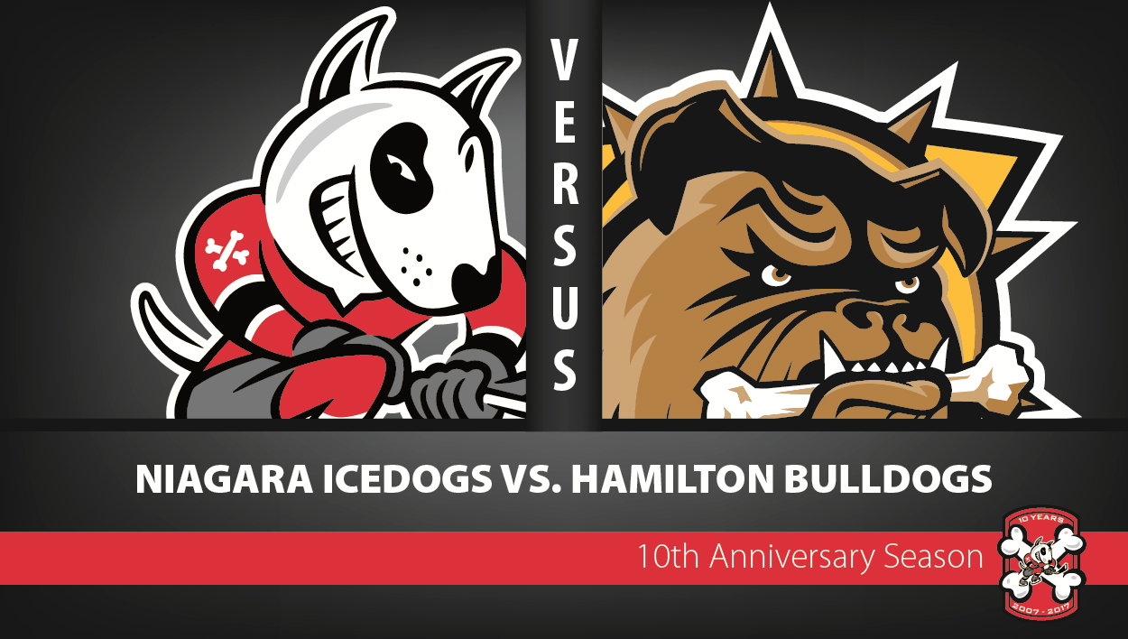 IceDogs Take on QEW Rivals Bulldogs - Niagara IceDogs