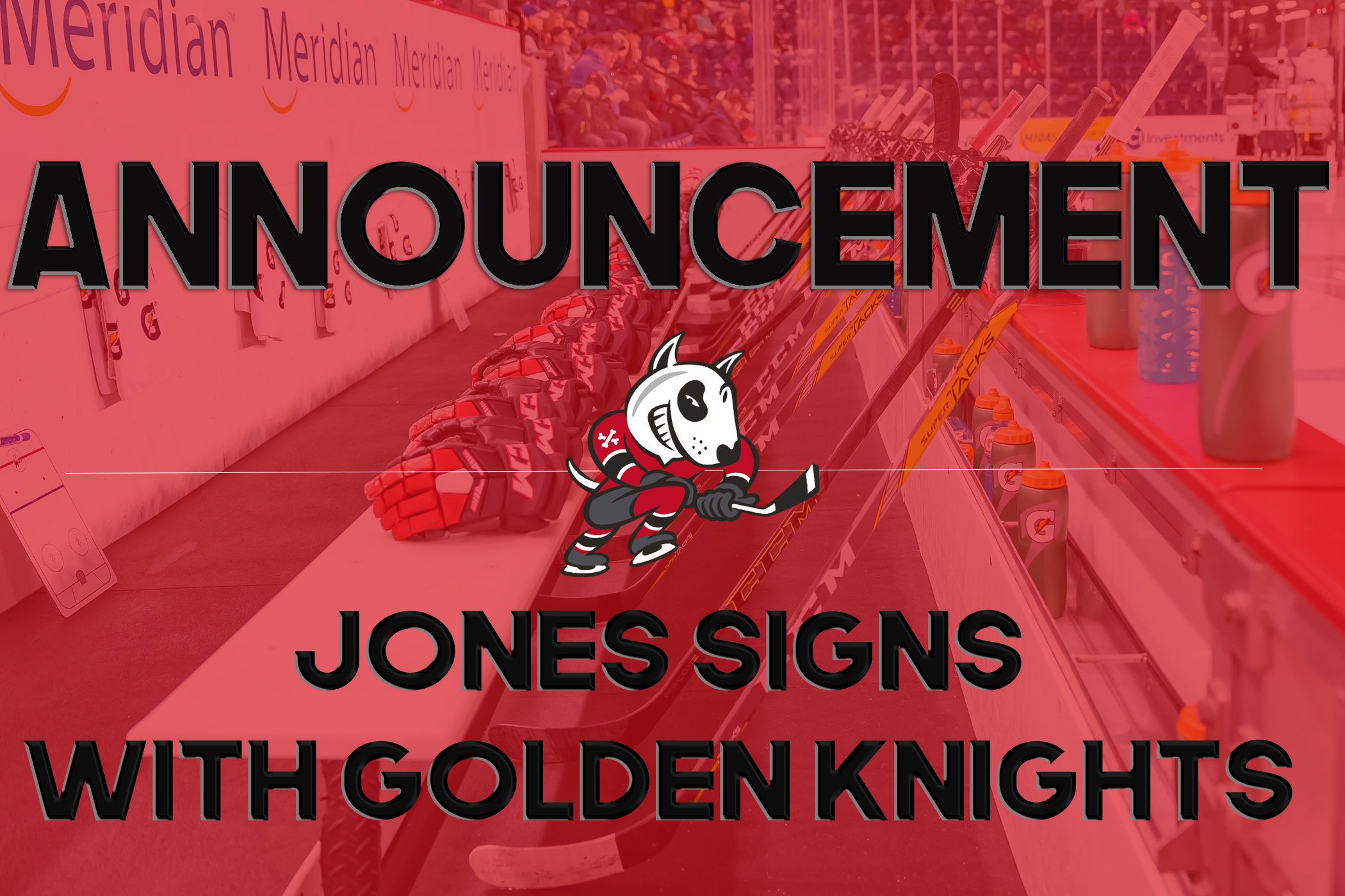 ANNOUNCEMENT | Jones Signs ELC with Vegas Golden Knights - Niagara IceDogs