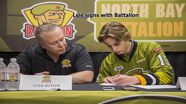 Homebred defenceman enlists with Troops - North Bay Battalion