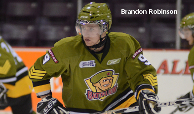 Rookie Robinson making his way - North Bay Battalion