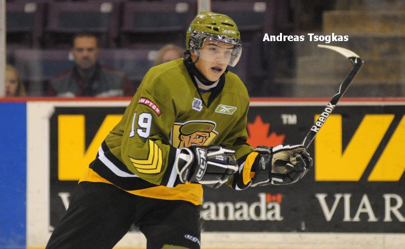 Tsogkas contributes early and often - North Bay Battalion
