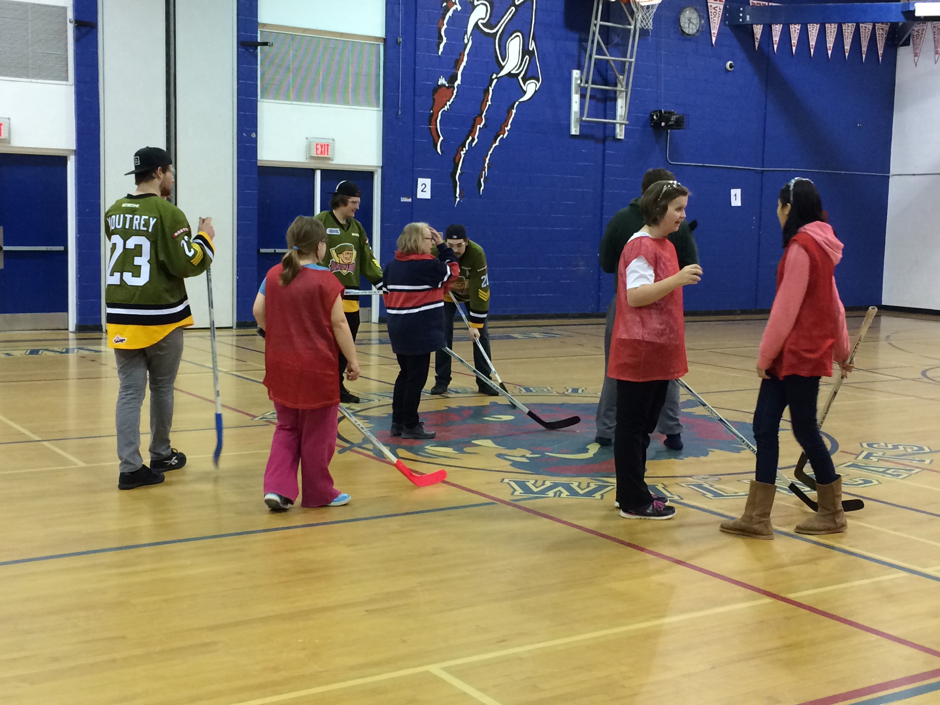 The Battalion visits Widdifield Secondary School - North Bay Battalion