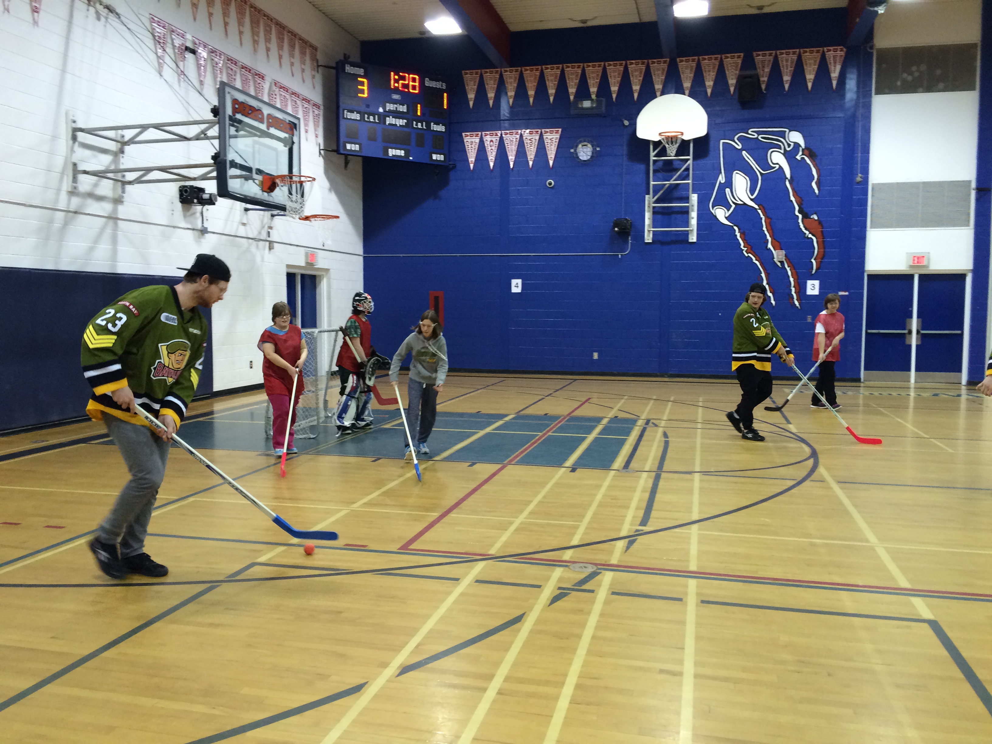 The Battalion visits Widdifield Secondary School - North Bay Battalion