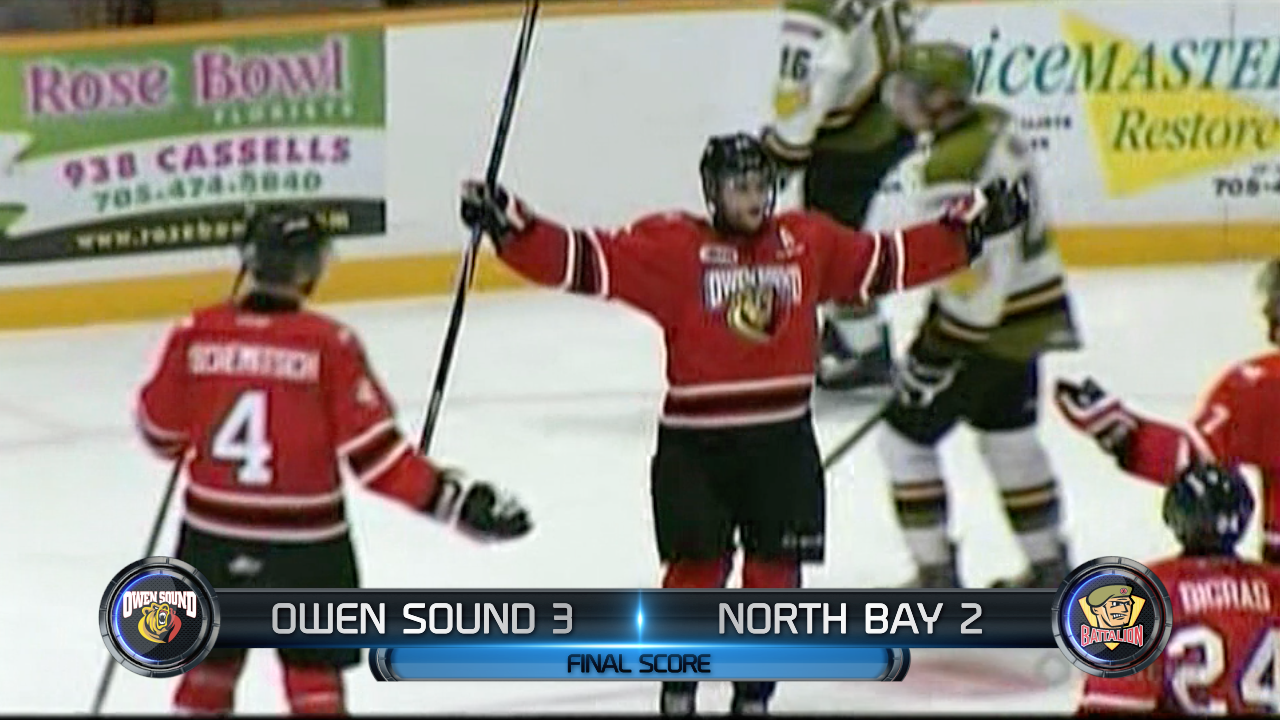 OCT. 9 Owen Sound at North Bay - North Bay Battalion