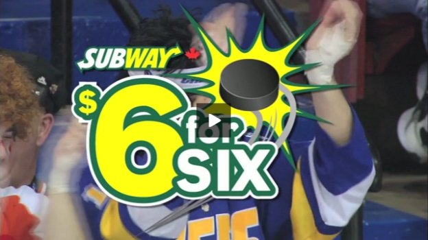 Subway 6 for 6 returns - North Bay Battalion
