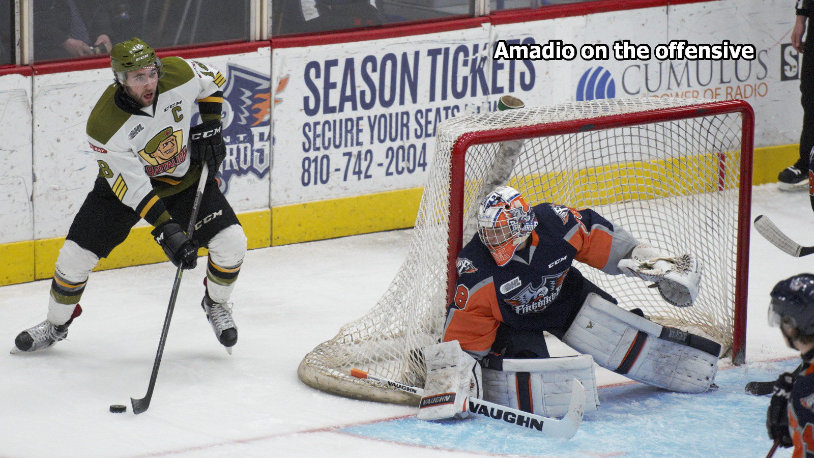 Amadio pursues record on three-game trip - North Bay Battalion
