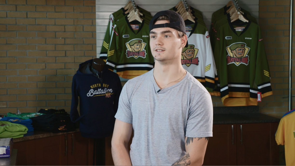 Player Feature- Brad Chenier - North Bay Battalion