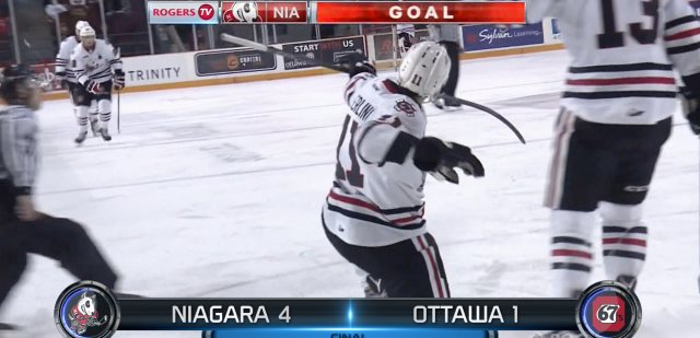 FEB. 22 Niagara at Ottawa - Ontario Hockey League