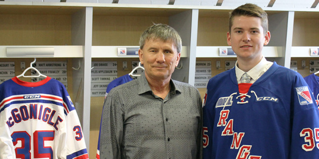 Chris McGonigle Commits to Rangers - Ontario Hockey League