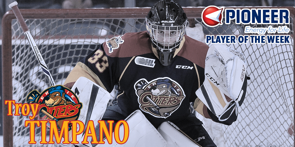 Otters’ Troy Timpano named Pioneer Energy OHL Player of the Week ...