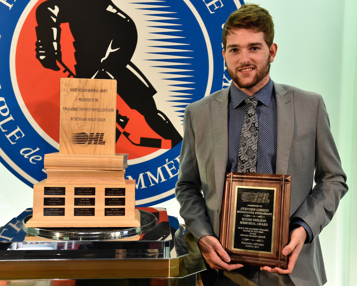 Stephen Gibson - Roger Neilson Memorial Award - Ontario Hockey League