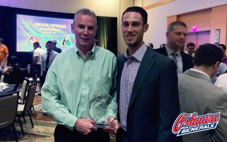 Generals' Bryan Boyes receives Career Achievement Award - Ontario ...