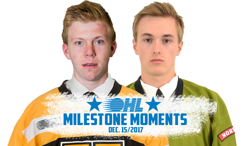 Milestone Moments: Dec. 15/17 - Ontario Hockey League
