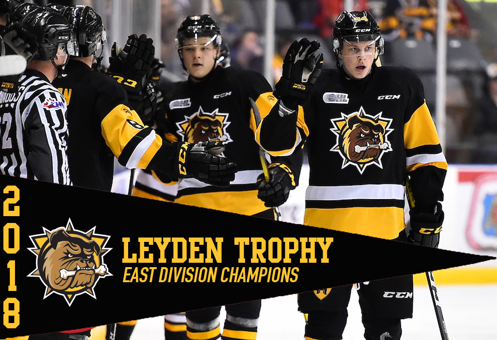 BULLDOGS CROWNED EAST DIVISION CHAMPIONS - Brantford Bulldogs