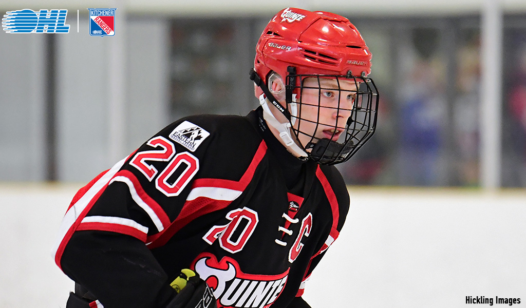 Isaac Langdon commits to Rangers - Ontario Hockey League