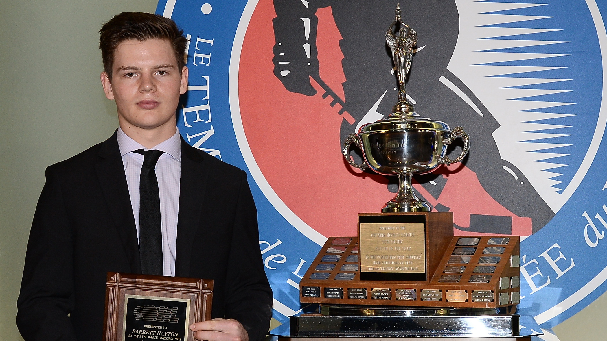 Barrett Hayton – CIBC Bobby Smith Trophy - Ontario Hockey League