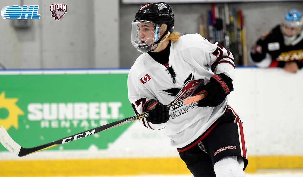 Ty Collins commits to Storm - Ontario Hockey League