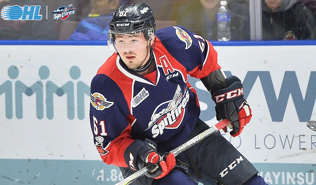 Spitfires name Luka Boka captain - Ontario Hockey League