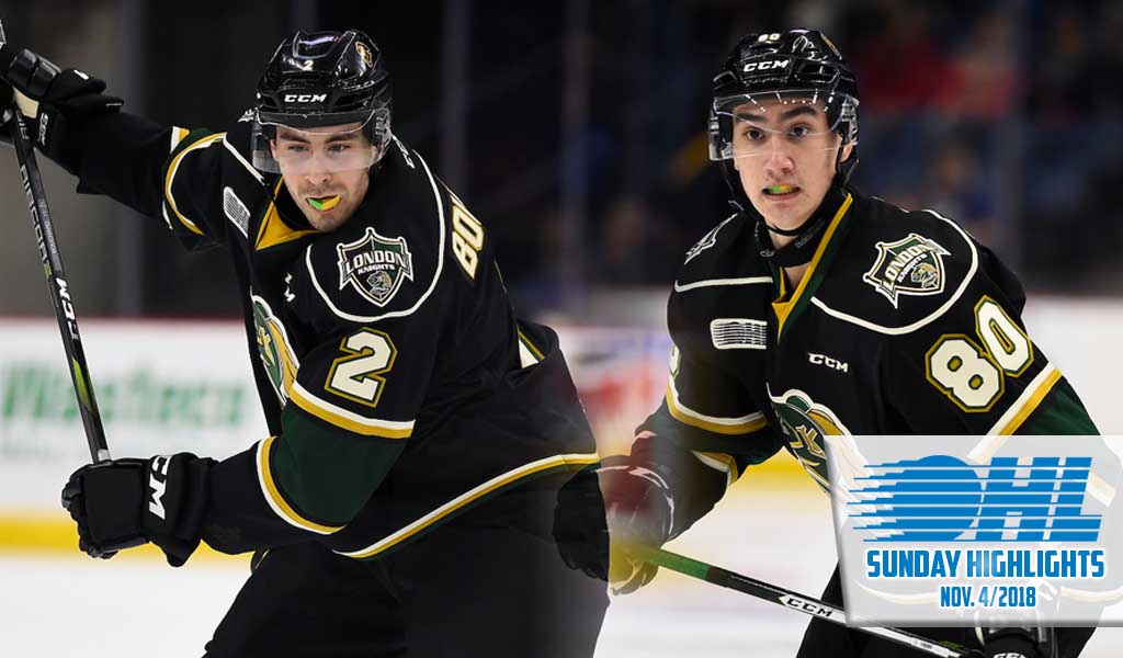 Sunday Highlights: Bouchard, Formenton both find the twine - Ontario ...